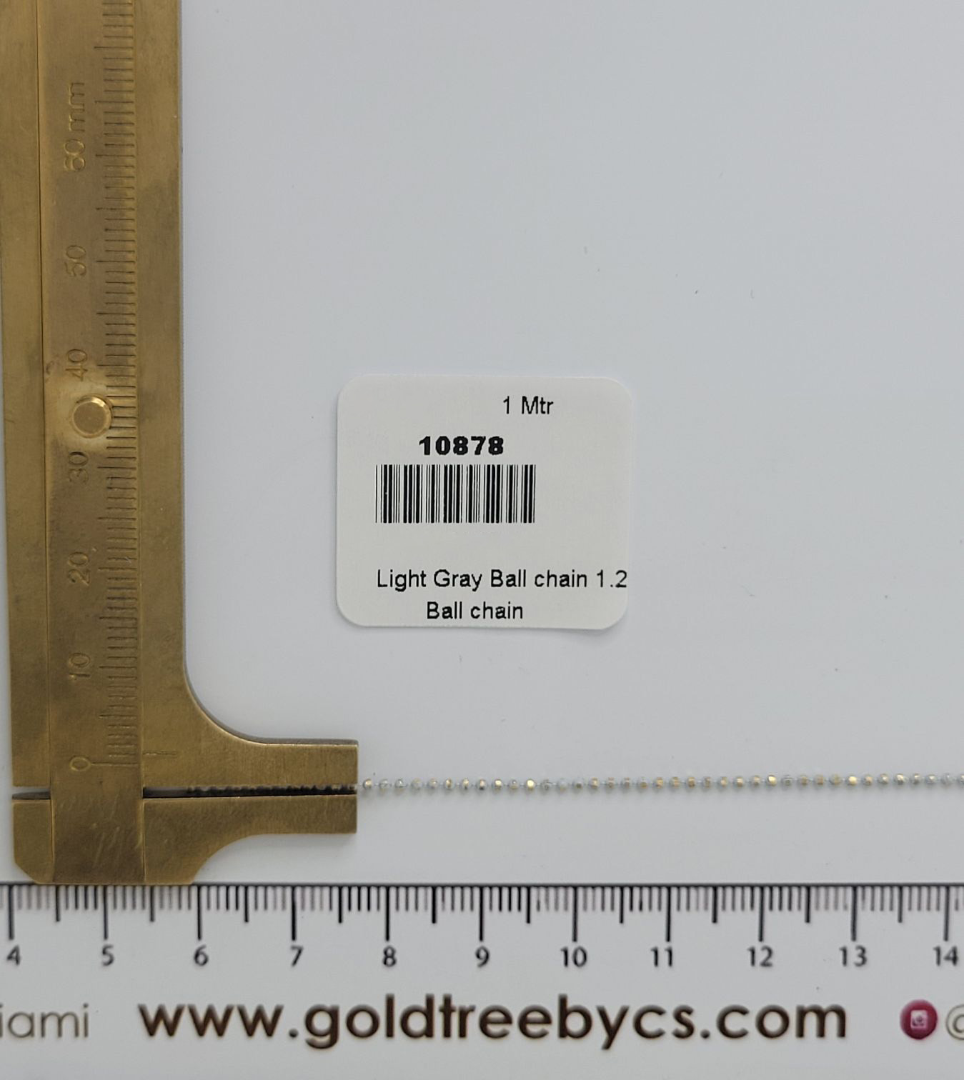 Light Gray Ball Chain