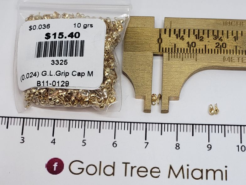 Small Gold End Cap