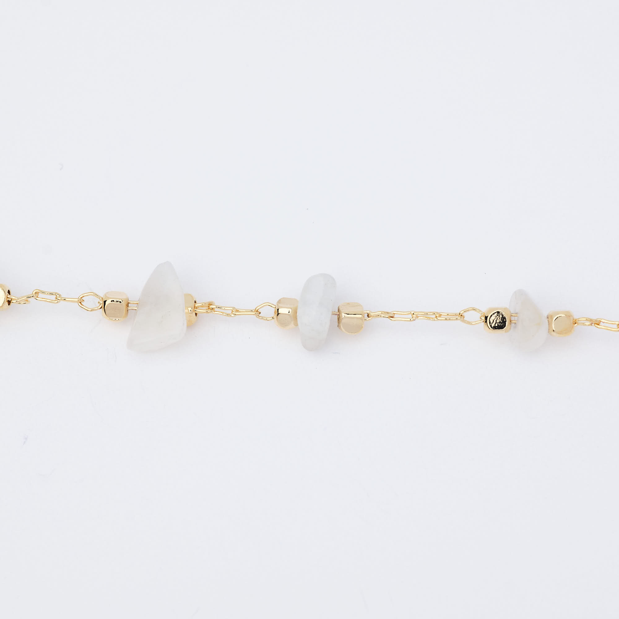 White Agate Chain by ft