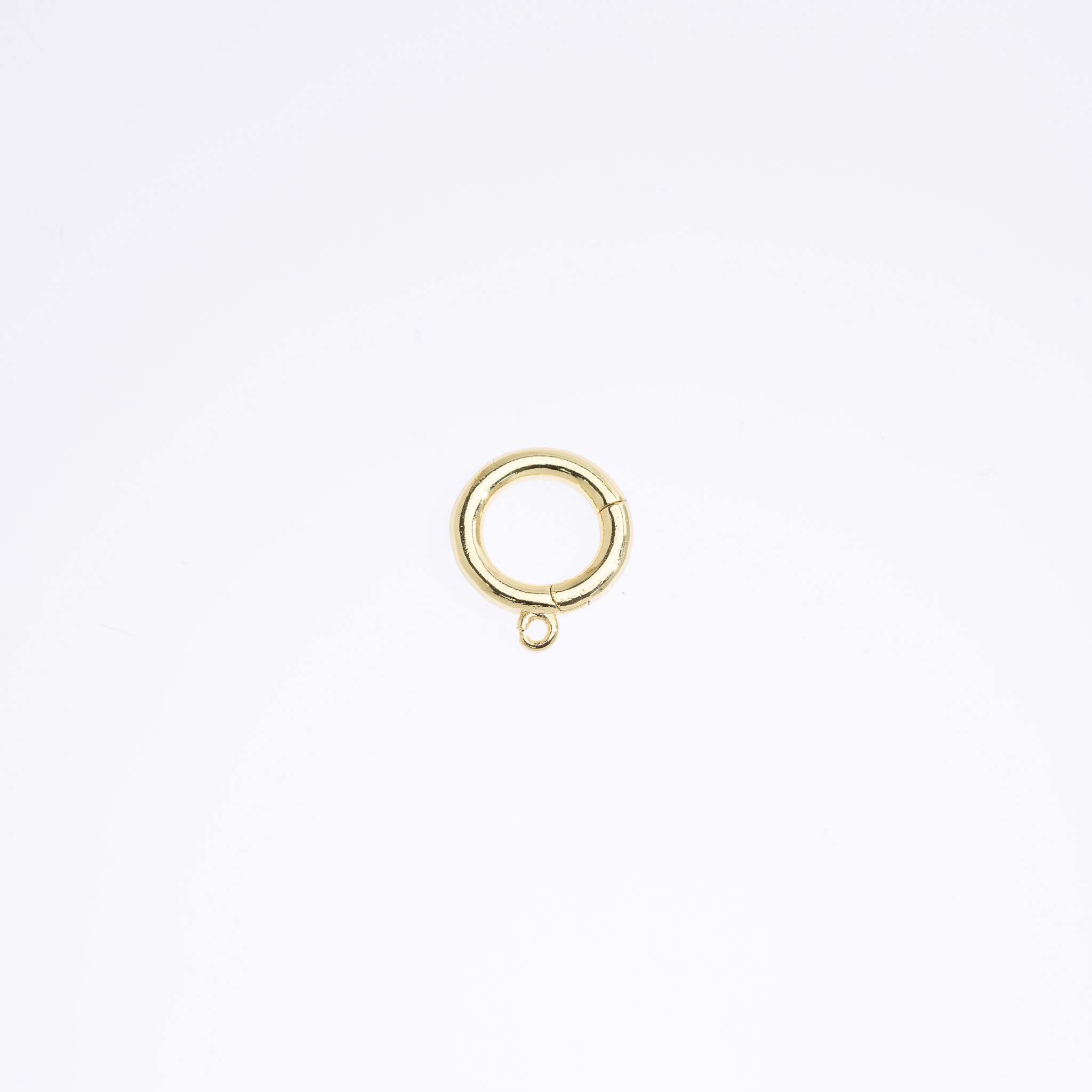 Gold Circular Safety Clasp