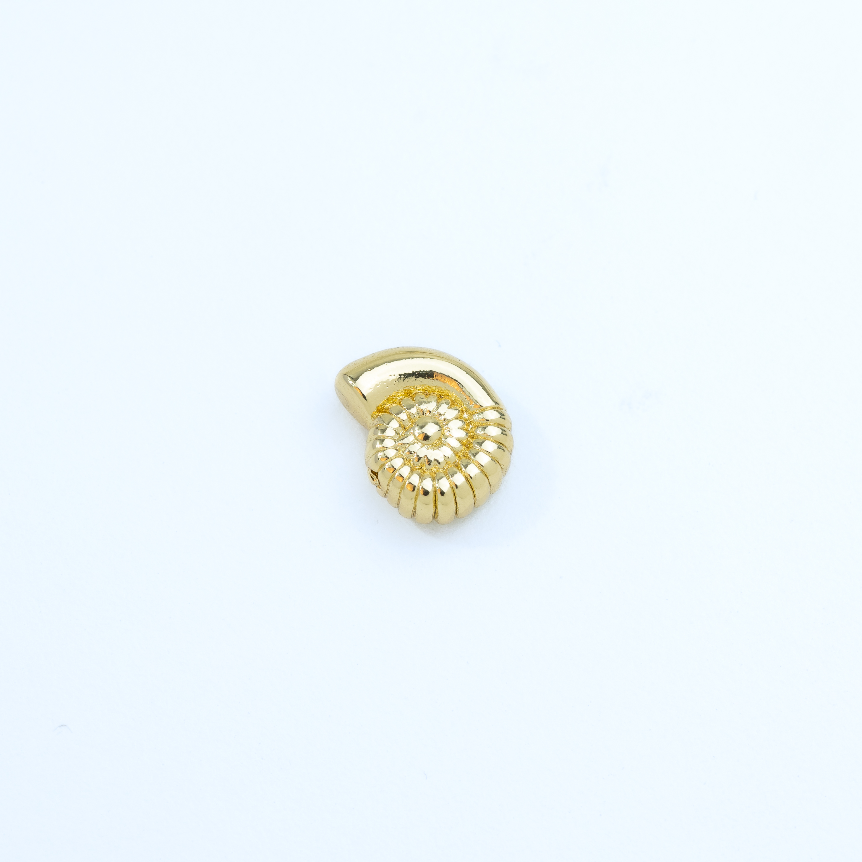 Gold Spiral Shell Spacer