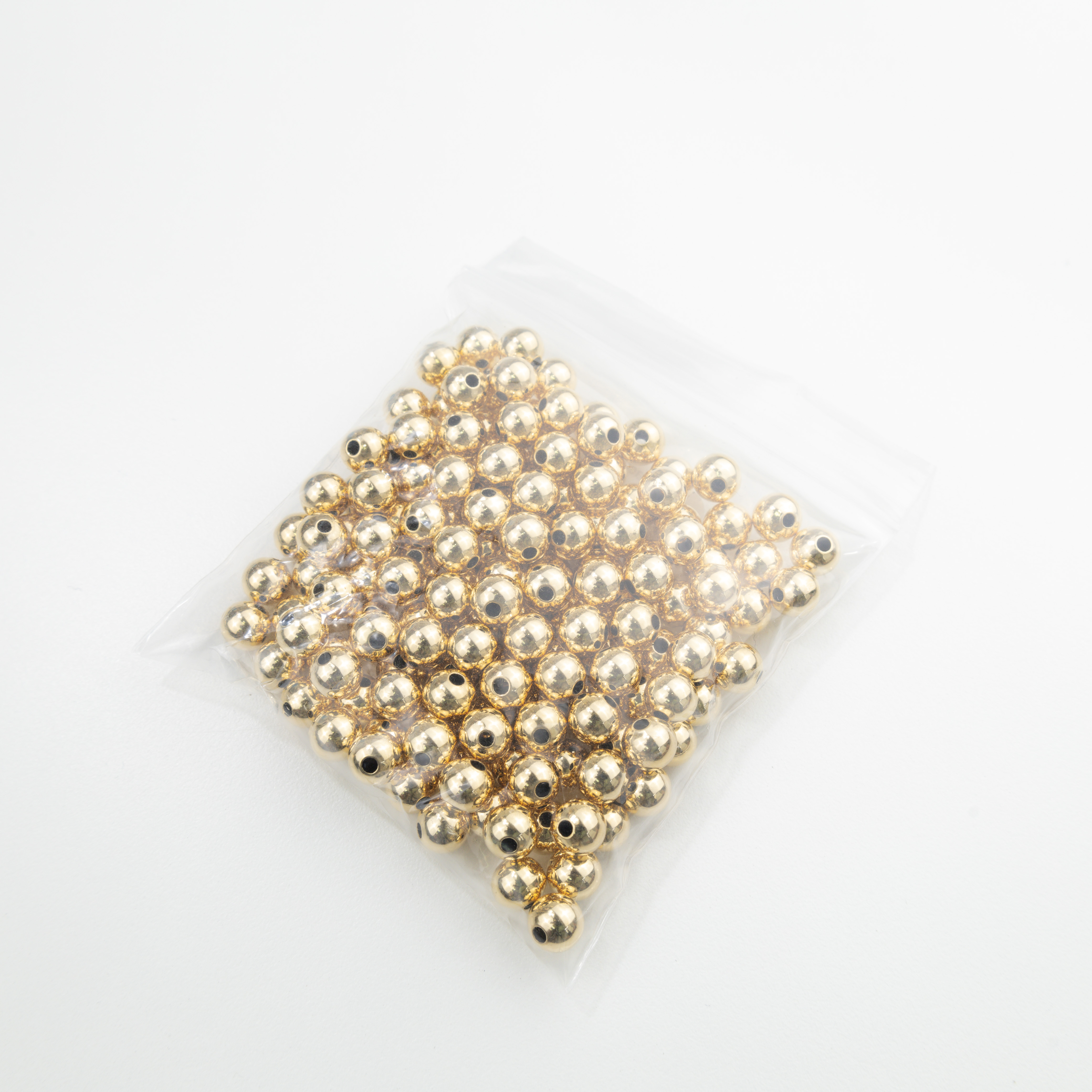 7mm Small Hole Smooth Round Beads