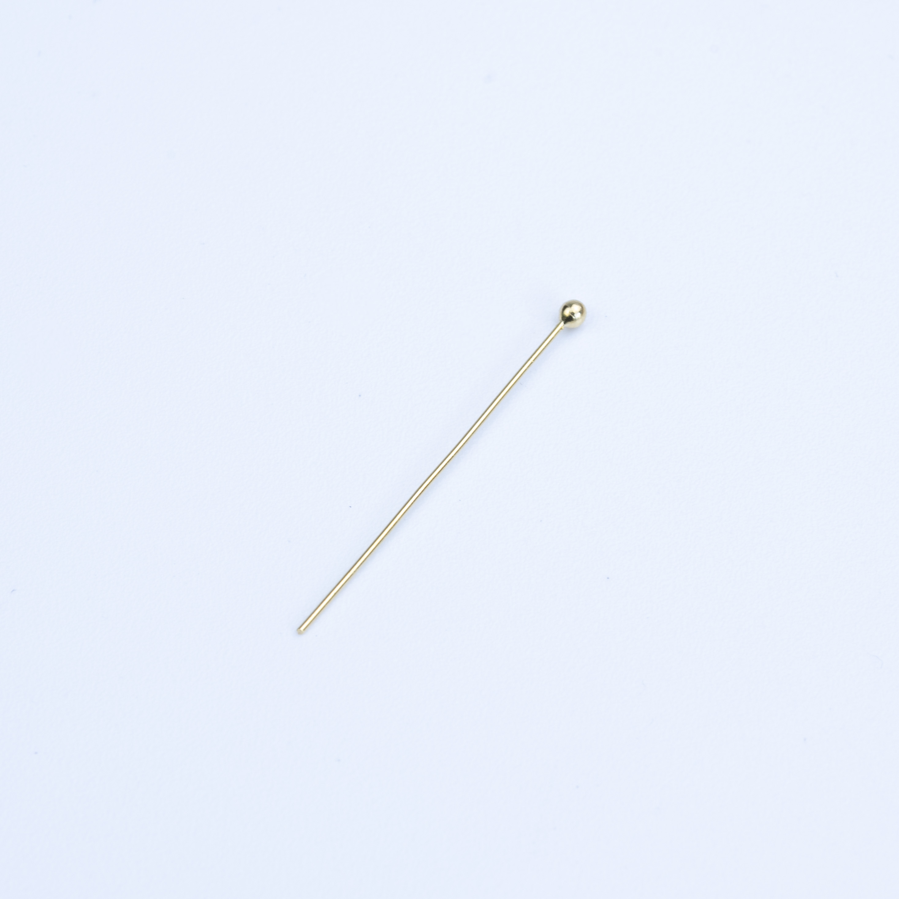 Gold Plated Roun Head Pin 30x0.5mm
