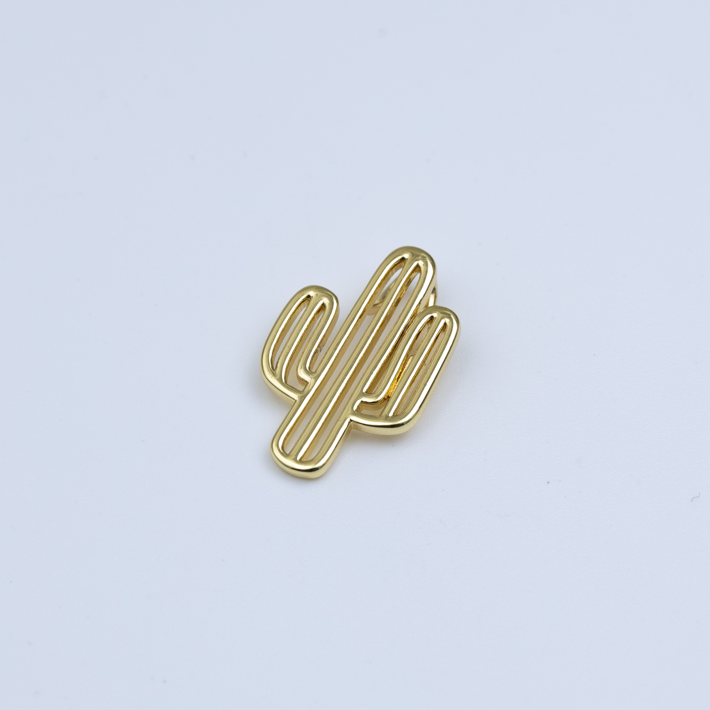 Golden Cactus Charm
