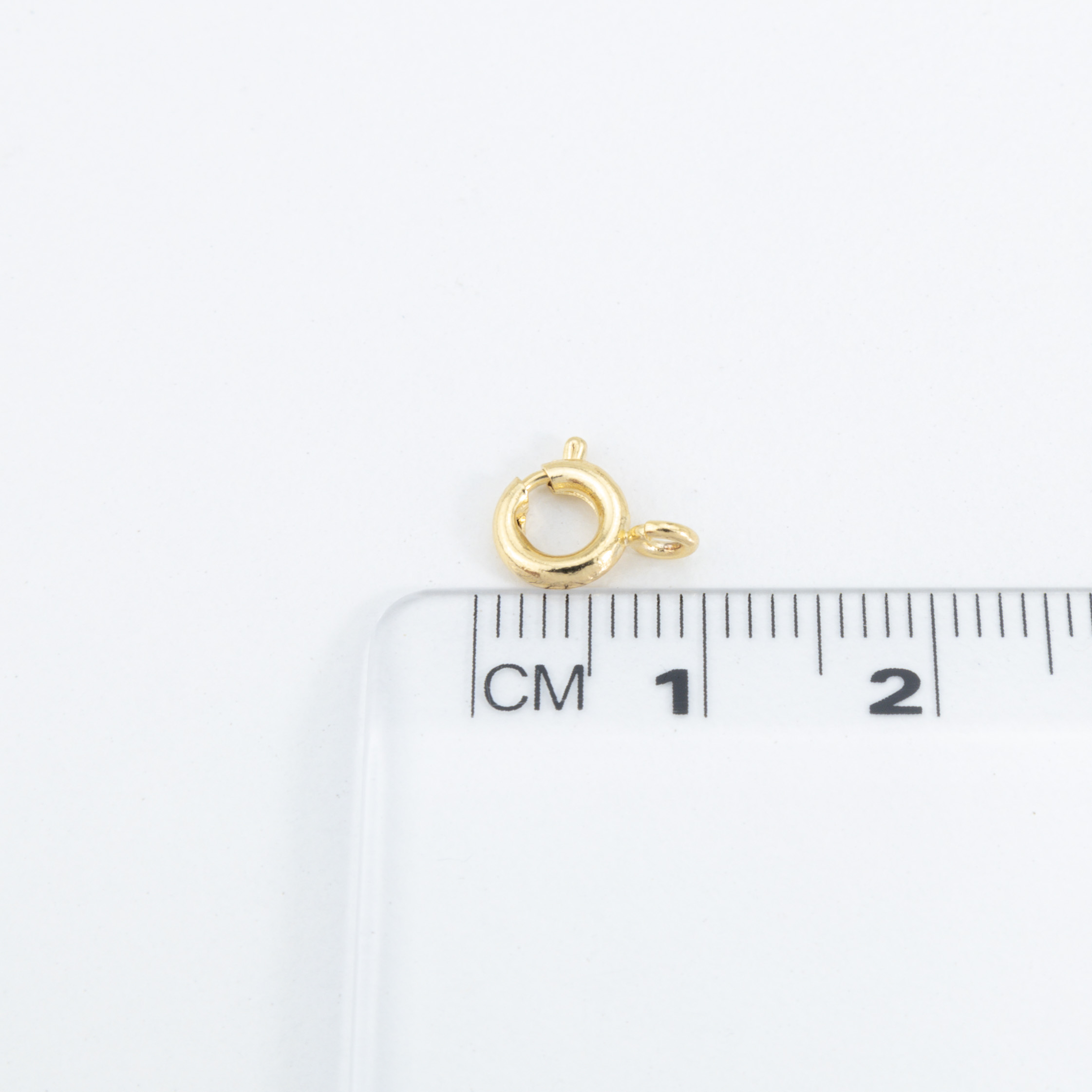 6mm Gold Spring Ring Clasp