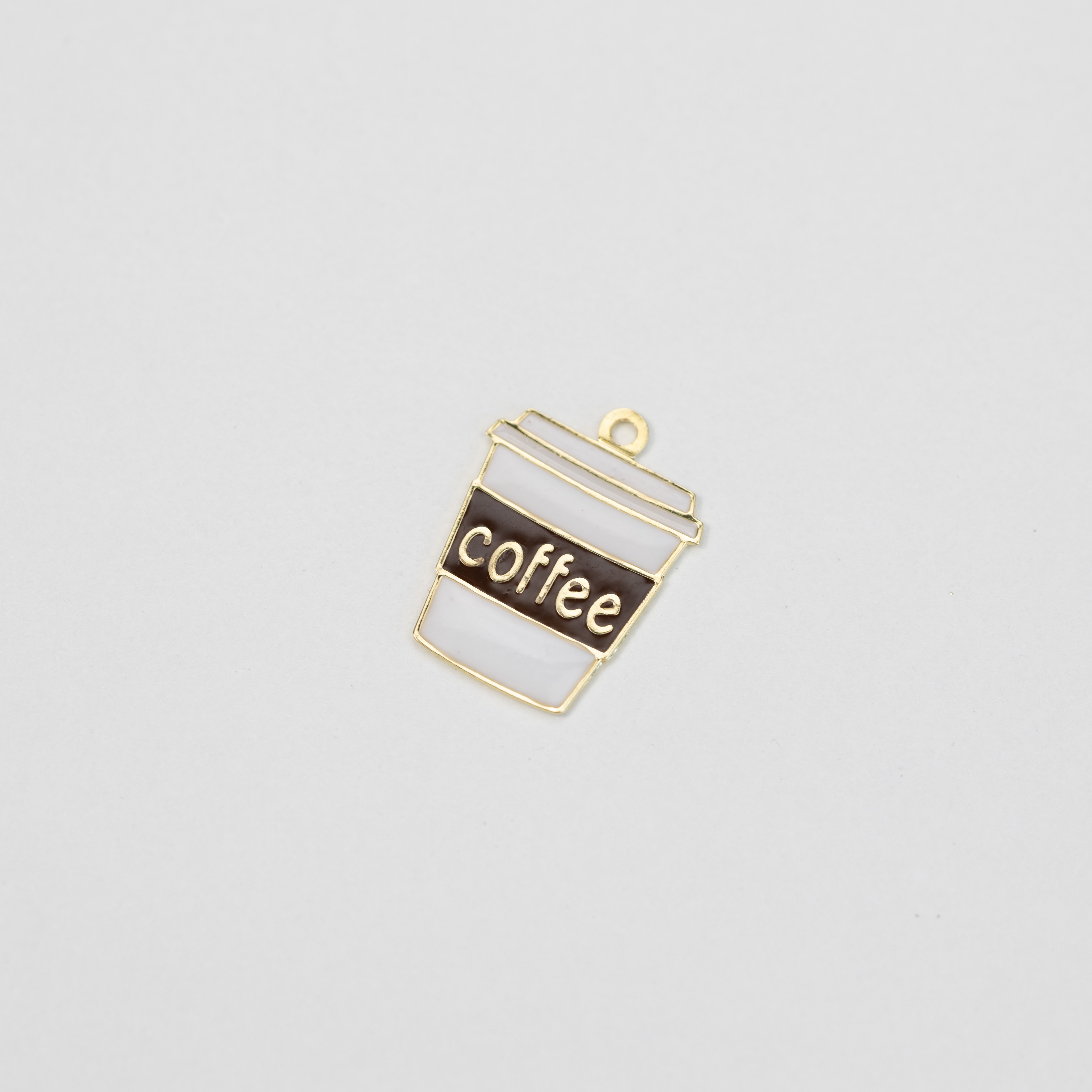 Enamel Coffee Cup Charm